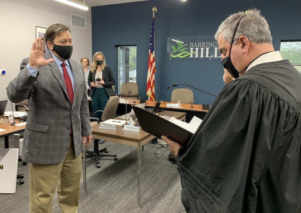 Cecola sworn into office - Village of Barrington Hills