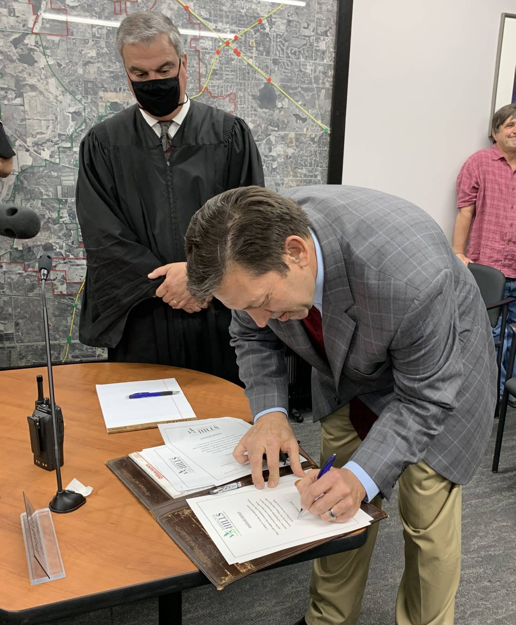 Newly Elected Sworn Into Office - Village of Barrington Hills